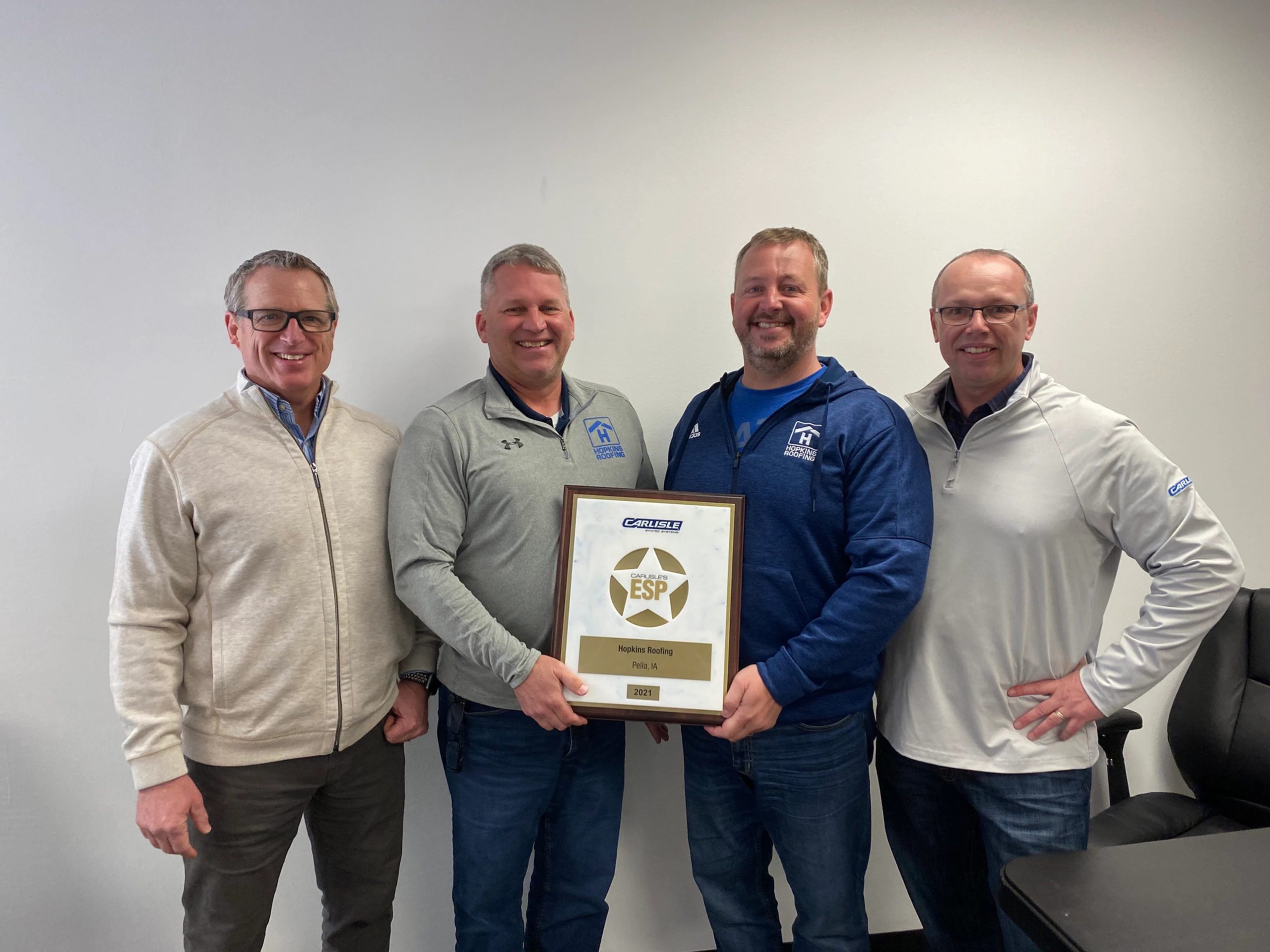 Koopman Roofing Wins Elite Contractor Status | Carlisle's ESP Award ...